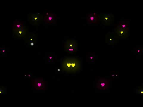Kinemaster Black Screen Heart Particles | Best Love Avee Player Template | Colour Changing Status