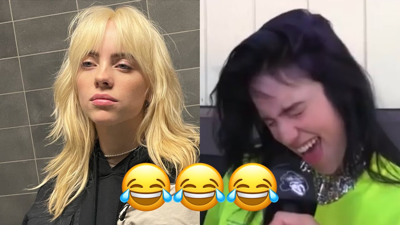 FUNNY MOMENTS BILLIE EILISH ! - YouTube
