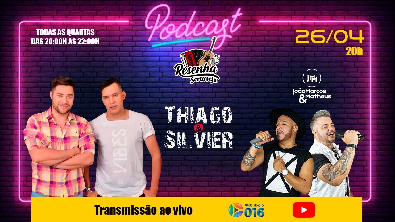 Resenha Sertaneja - EP. 56 - Thiago & Silver - YouTube