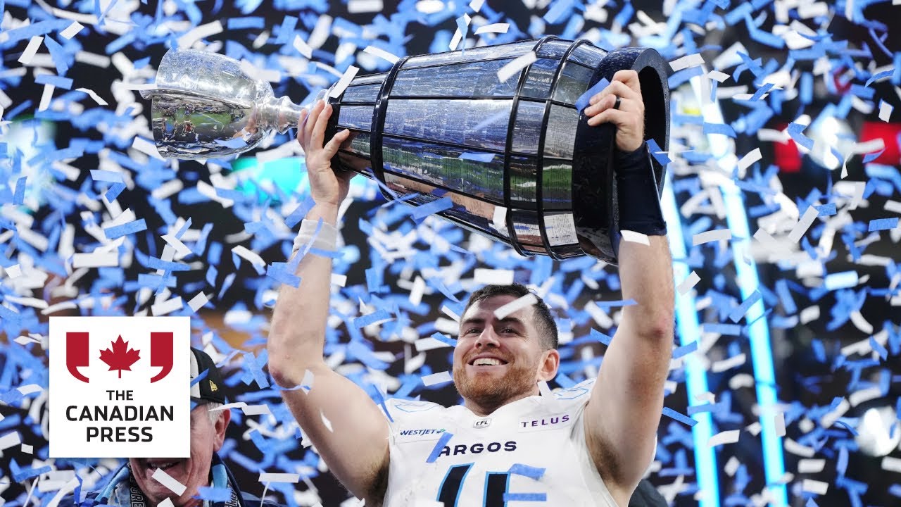 How Nick Arbuckle stole the show in the Argos' Grey Cup victory - YouTube