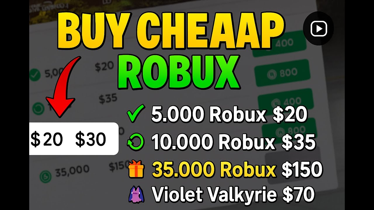 Testing the cheapest robux shop on the internet - YouTube