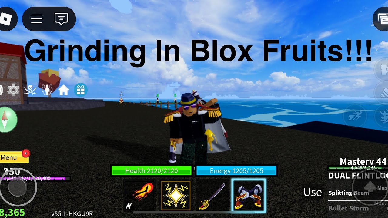 Grinding In Blox Fruits!!! Rigved Playz_Official - YouTube