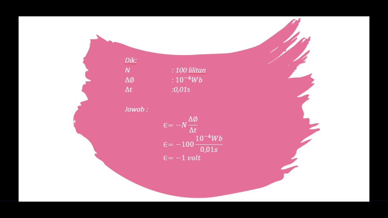 Contoh soal hukum lenz - YouTube