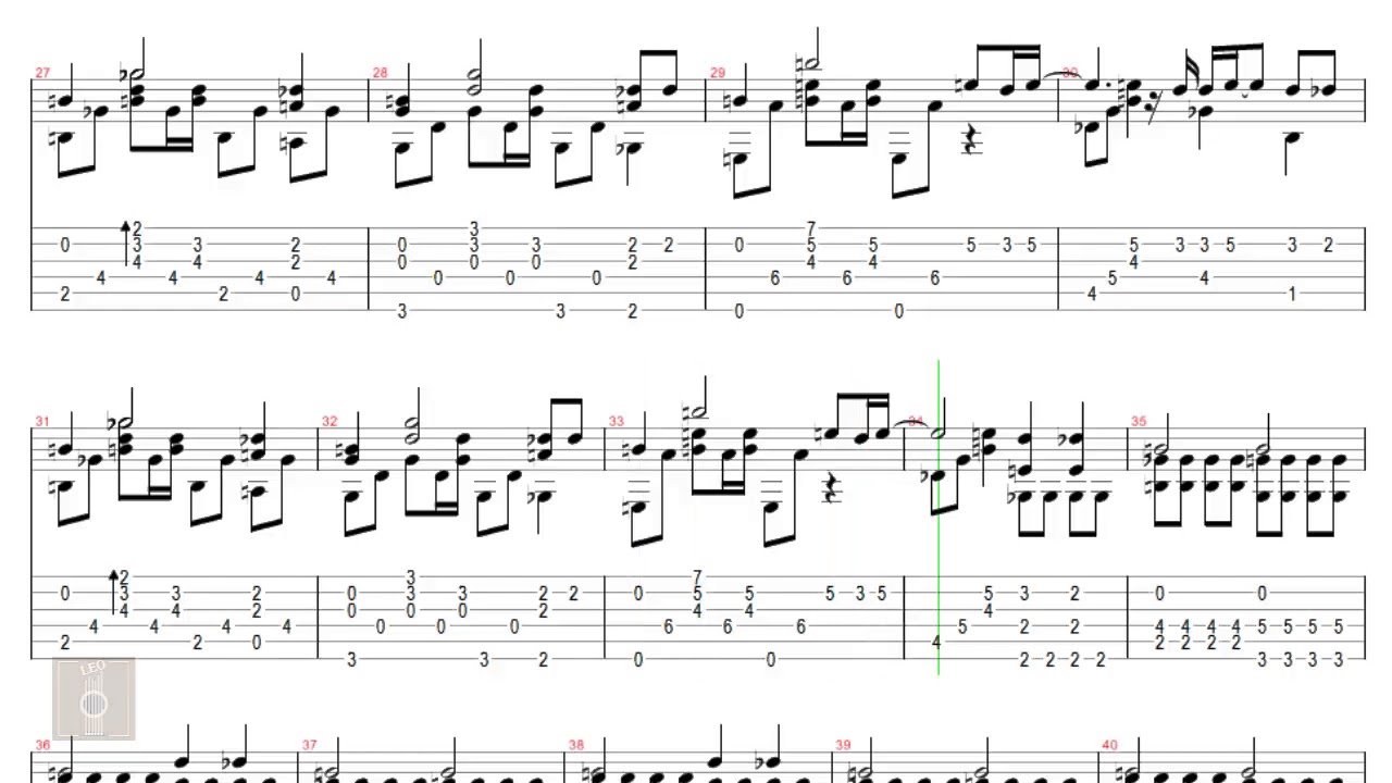 Skyfall - Adele - Tab guitar solo - YouTube
