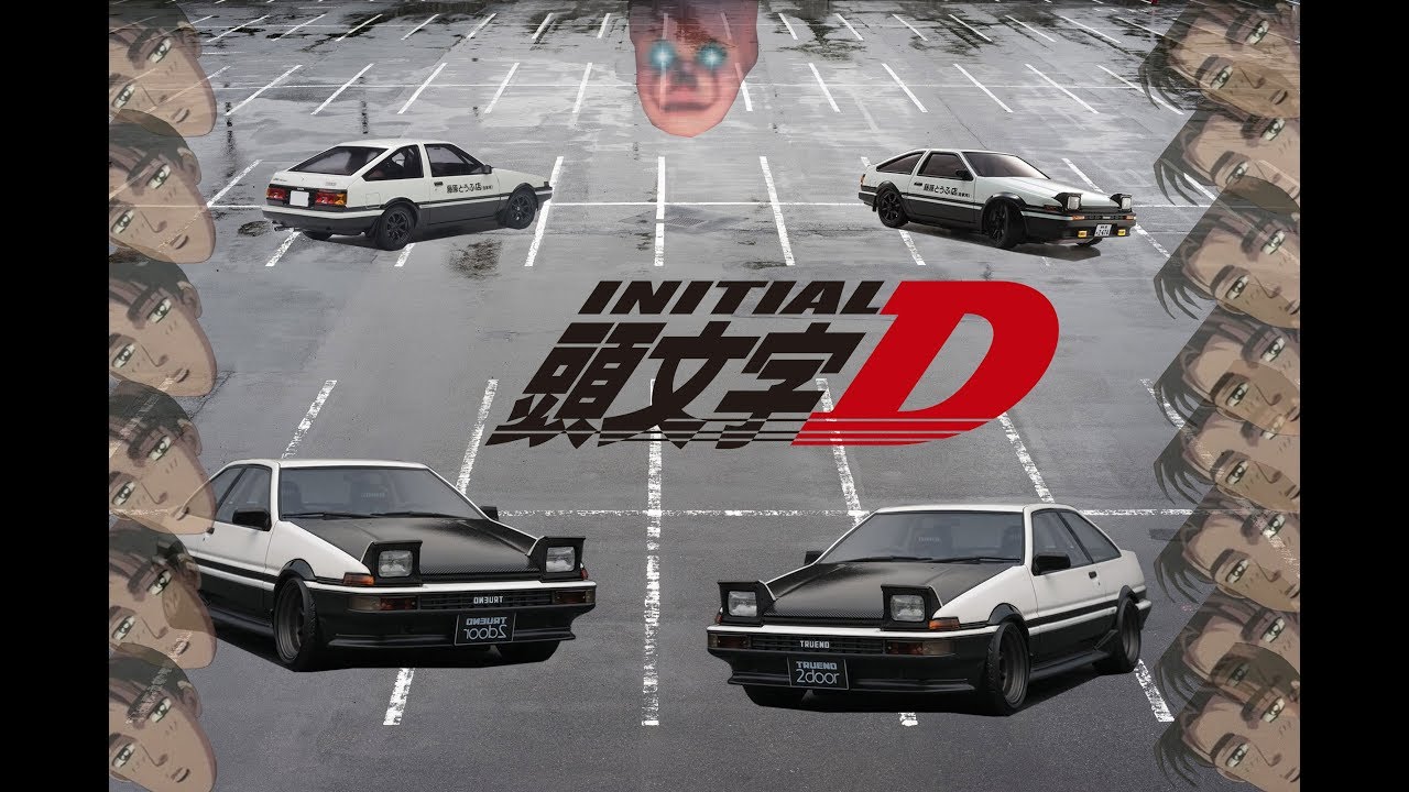 Initial D Toyota ae86 Trueno | Beamng Drive - YouTube