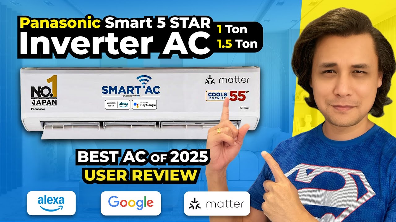 Panasonic Smart 5 STAR Inverter AC User Review | BEST AC TO BUY IN 2025 ...