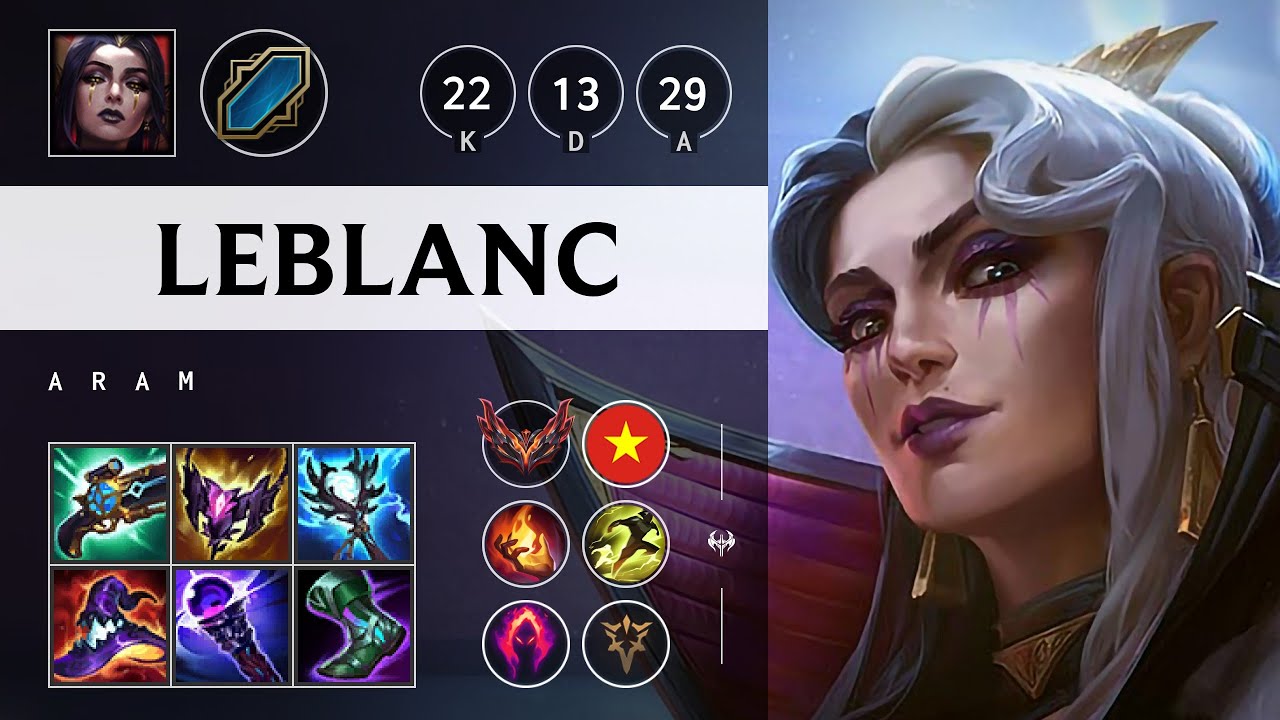 LeBlanc ARAM - VN Grandmaster Patch 25.13 - YouTube