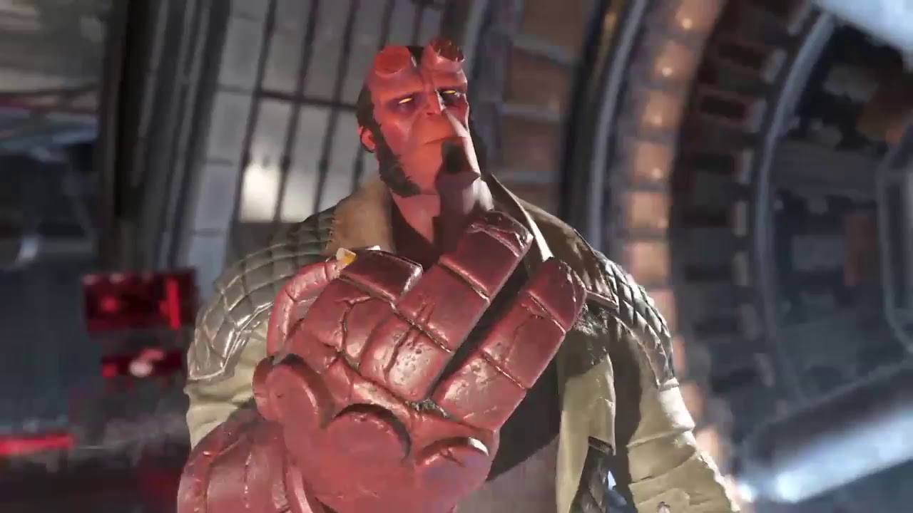 Épico Hellboy vs Batman - Injustice 2 - YouTube