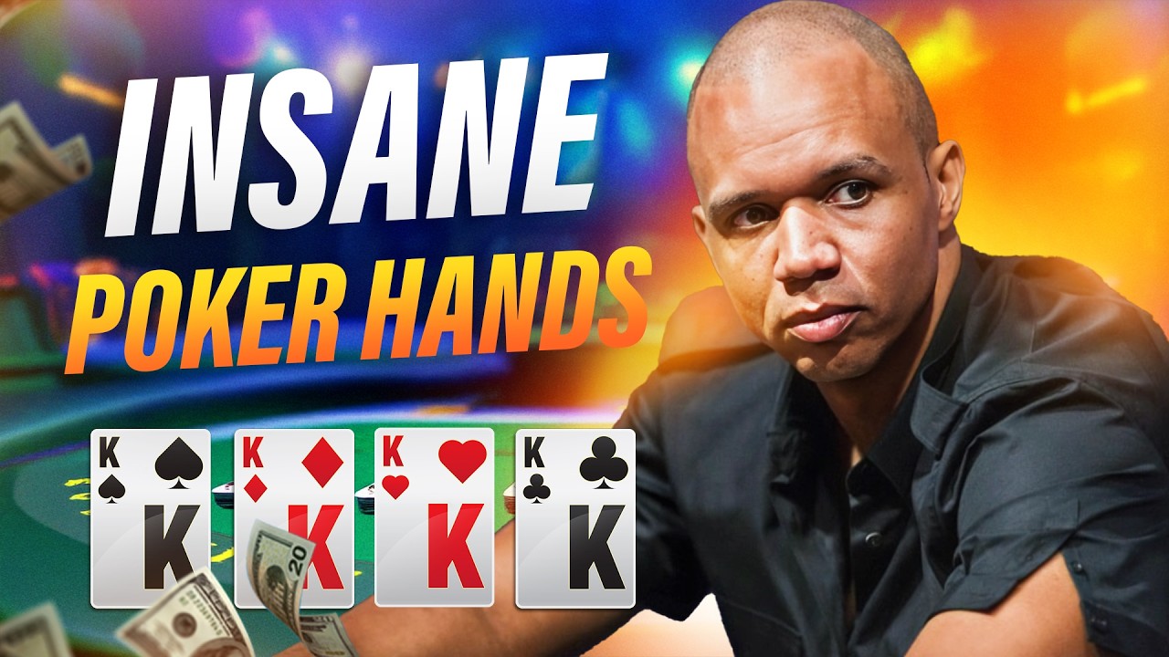 The Rarest Poker Hands You’ll Ever See! INSANE Quads, Straight Flush ...