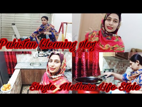 Hot aunty cleaning vlog || single women cleaning vlog || single mother life style vlogs