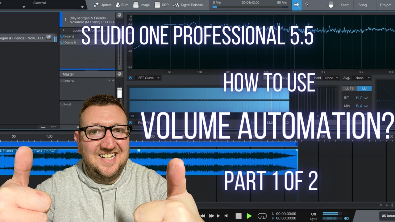 Studio One Professional V5.5 - New Feature - Volume AUTOMATION in the ...