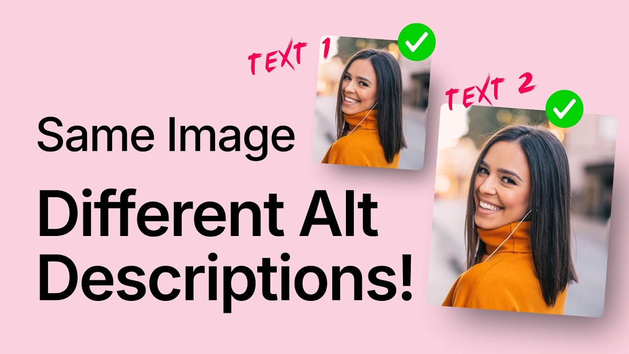 DIFFERENT ALT Descriptions for the same image! - YouTube