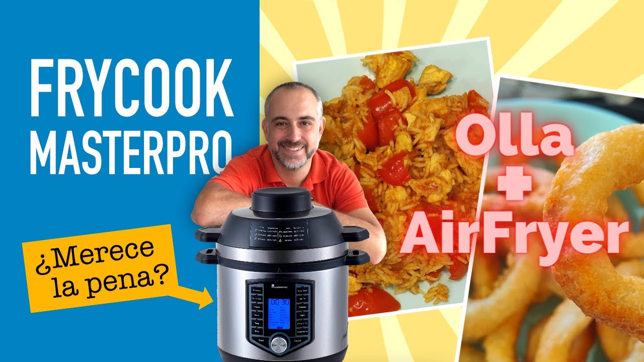 🔥Olla programable FRYCOOK MASTERPRO con tapa AIRFRYER 🧐 ¿Merece la pena? - YouTube