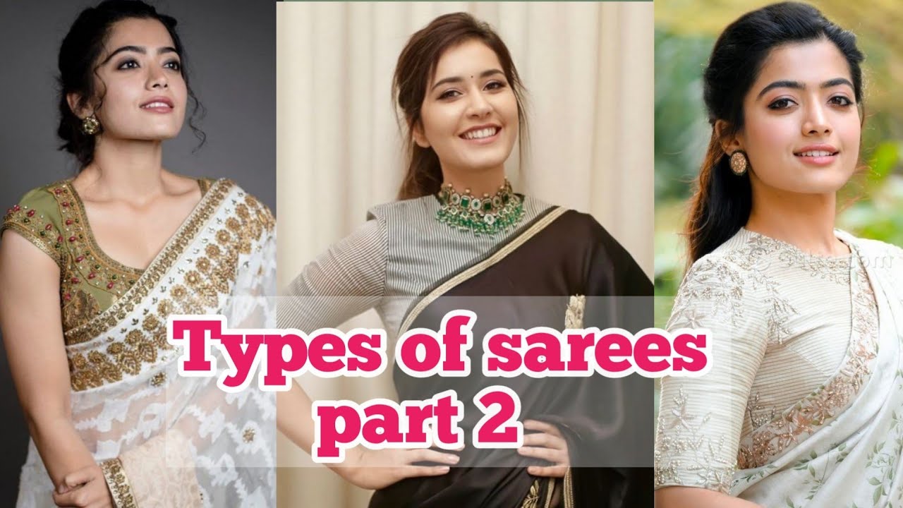 20 Different types of sarees in india & their name. part 2 ~ Glam ...