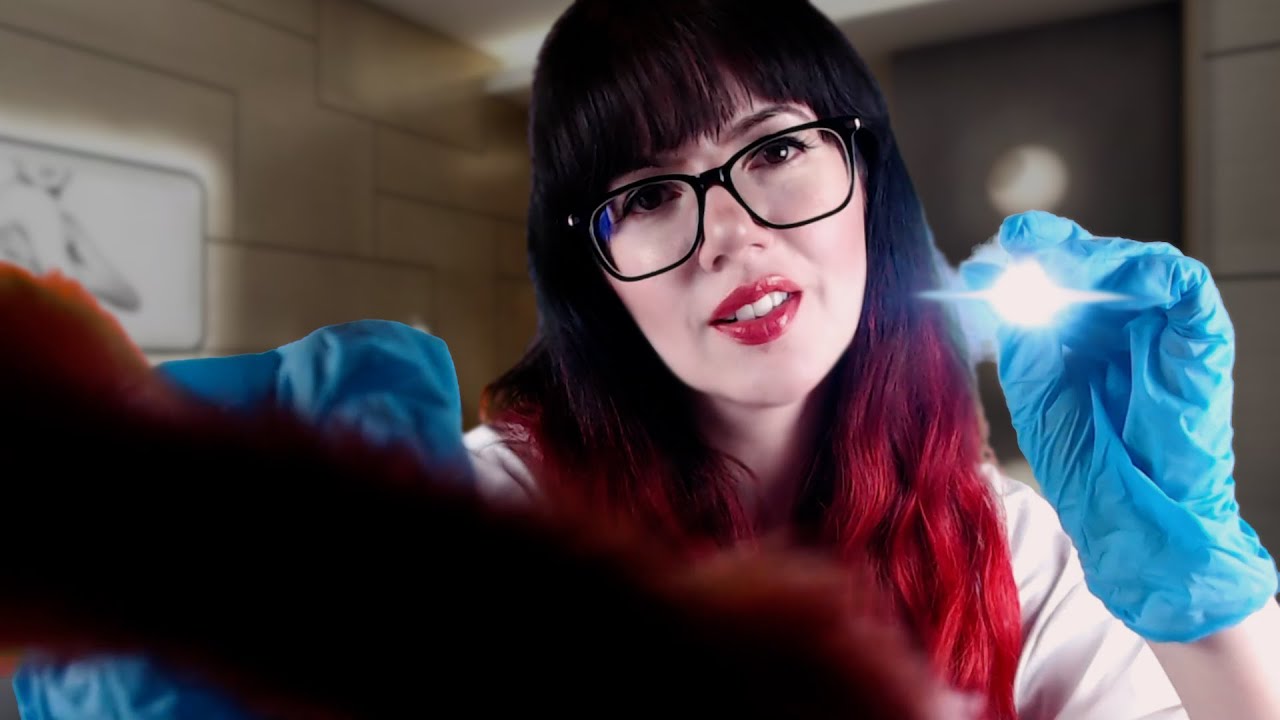 [ASMR] Cranial Nerve Examination 🩺 Ear Cleaning, Exam and Hearing Tests ...