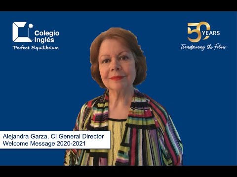 CI General Director Message - School Year 20-21 - YouTube