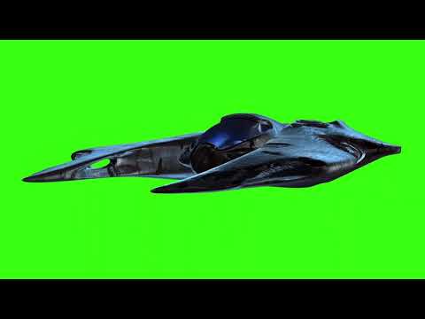 SpaceShip  Green Screen Footage