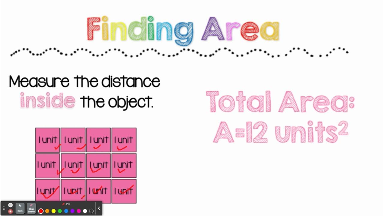 Area ~ Count Square Units - YouTube