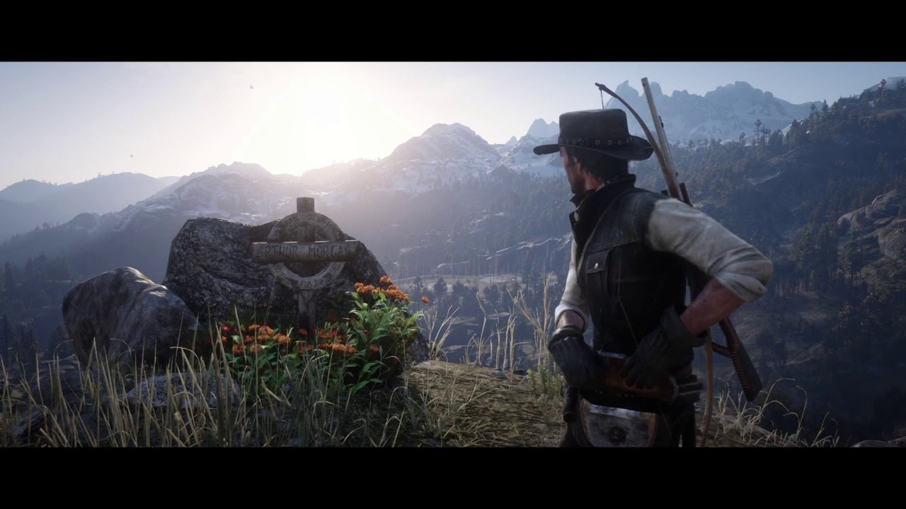 Red Dead Redemption 2 - Arthur Morgan's Grave | 100% Completed ...