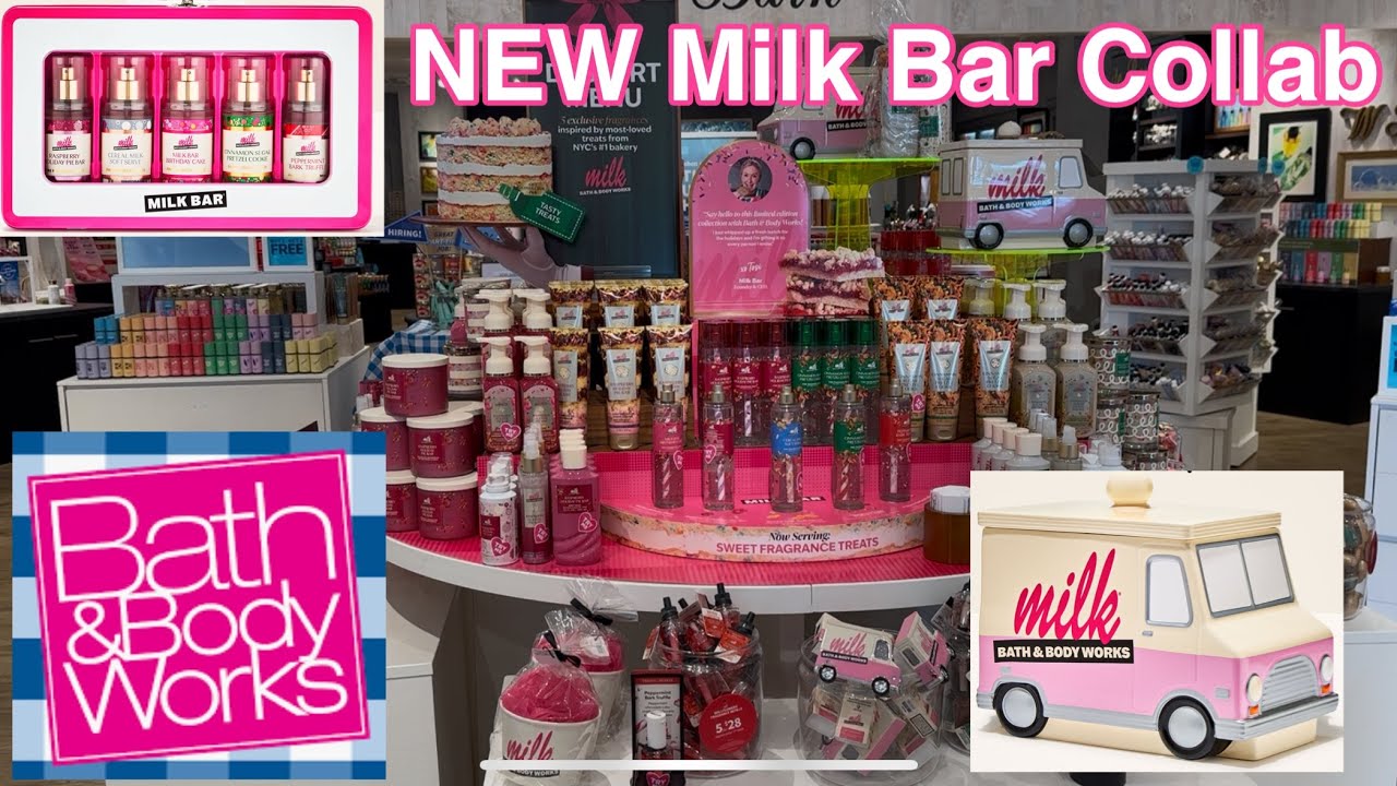 MILK BAR COLLABORATION // BATH & BODY WORKS - YouTube