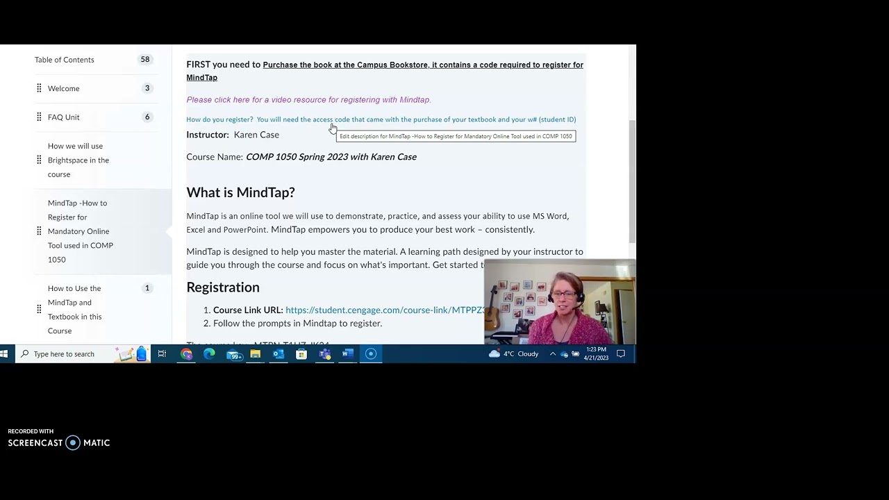 How to Register for MindTap - YouTube