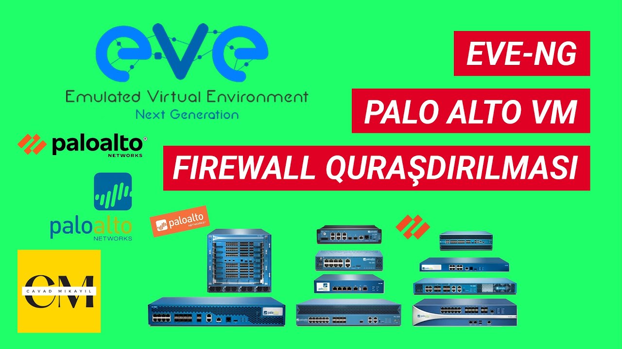 EVE-NG Palo Alto VM Firewall-un sıfırdan quraşdırılması, image yüklənməsi - YouTube