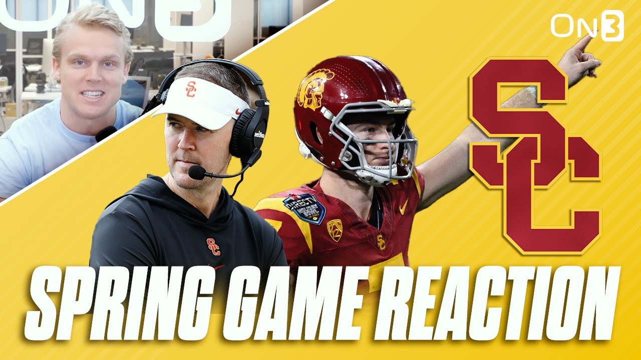 USC Trojans Spring Game Reaction | Defense WINS The Day! QB Battle ...