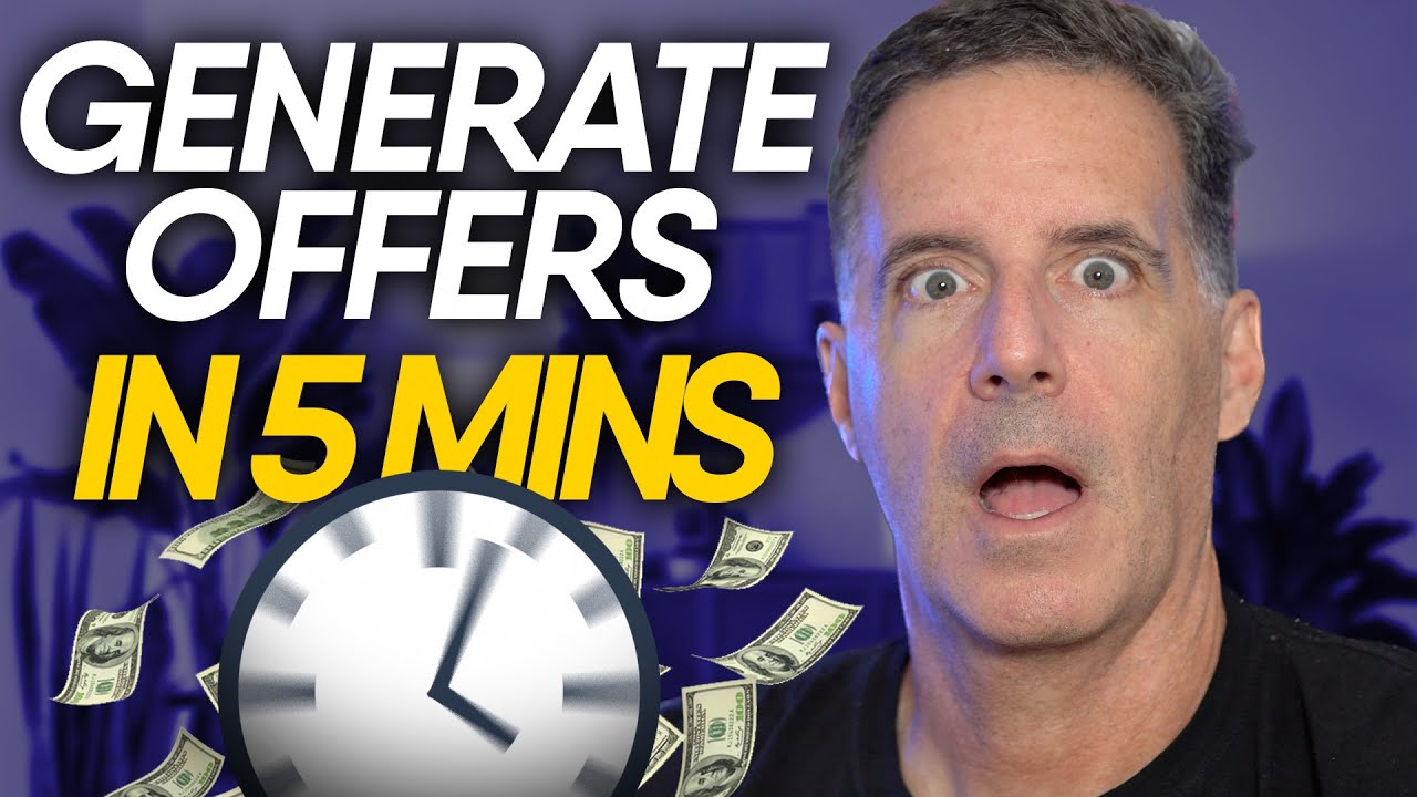 How to Generate Your Offers in 2 Minutes or Less (Instant Offer Formula ...