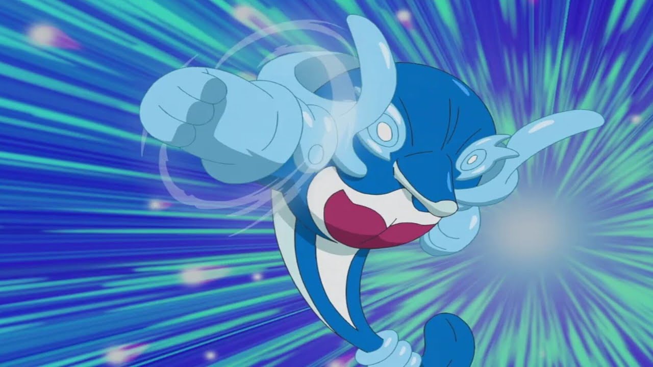 Palafin used Jet Punch! - YouTube