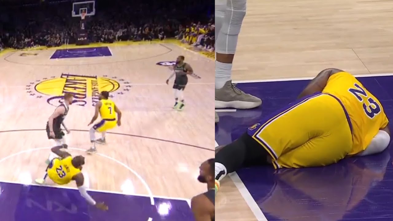 "LeBron James Flop Goes Viral Again! Lakers Playoff Drama vs ...