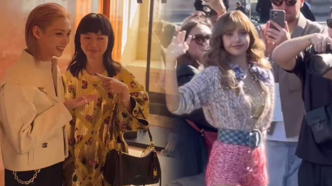 Stray Kids Felix BLACKPINK Lisa & Bae Doona Shine at Louis Vuitton SS26 ...