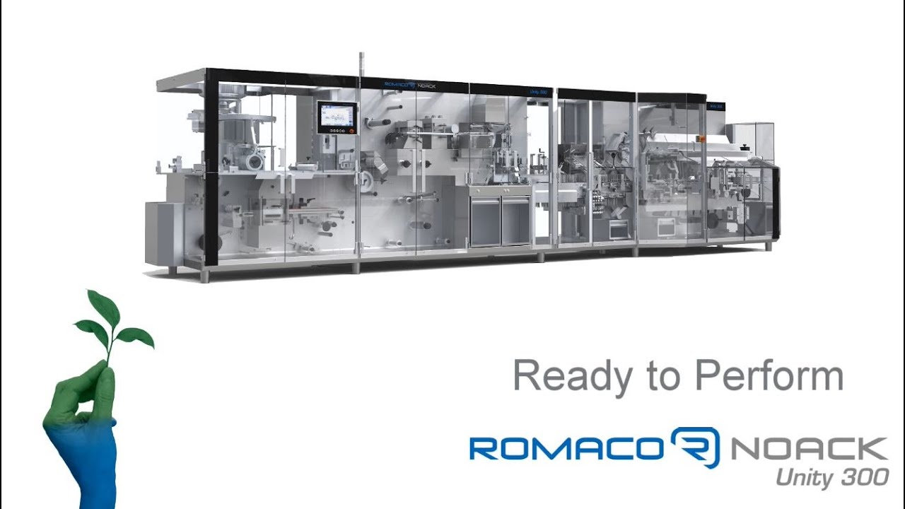 Blister Line Unity 300 from Romaco Noack - YouTube