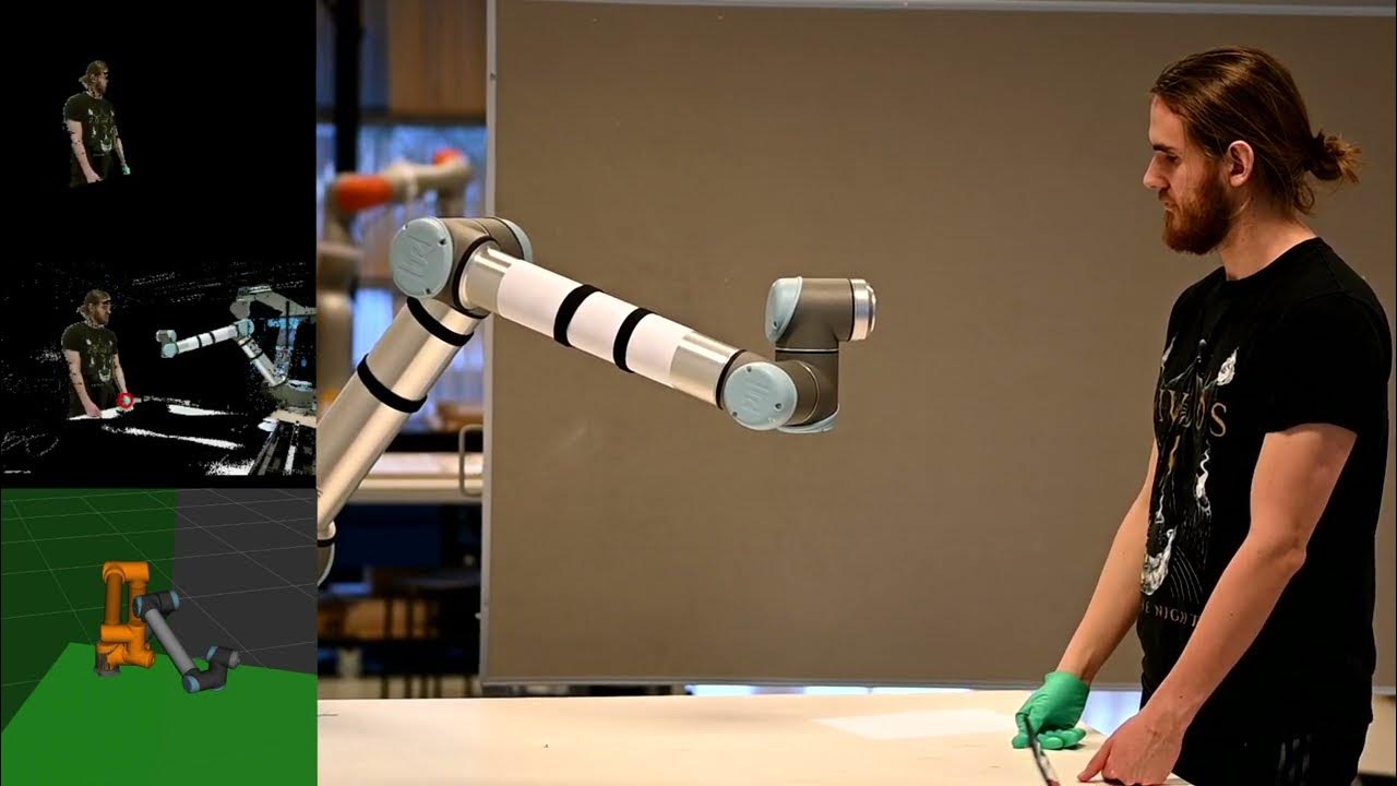 Robotic handover location using UR10 with MoveIt and RVIZ ROS ...