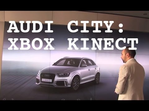 Audi City use Xbox Kinect technology in-store - YouTube