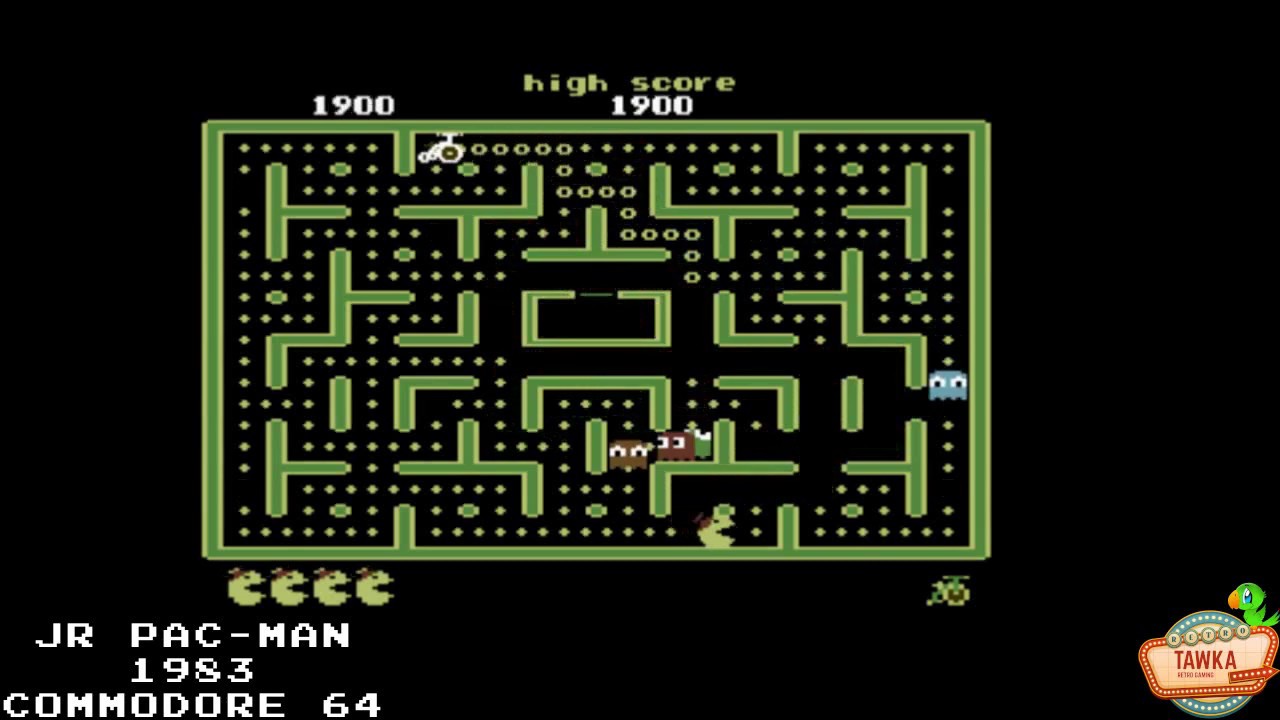 Jr Pac Man Commodore 64 - YouTube