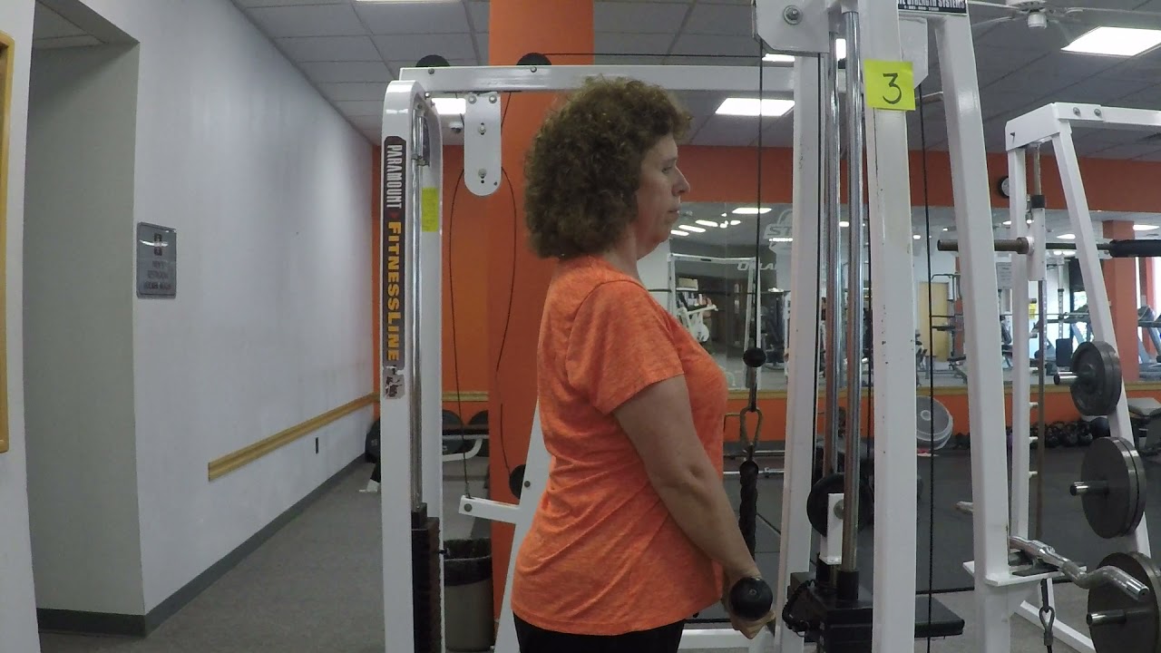 How to use the machines: Triceps Machine # 3 - YouTube