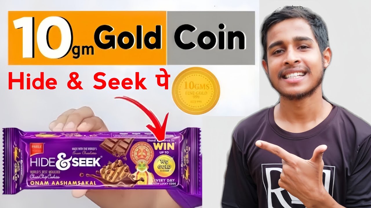 Hide & Seek Biscuit - Win 10gm Gold Coin New Offer Contest 2024 | Hide ...