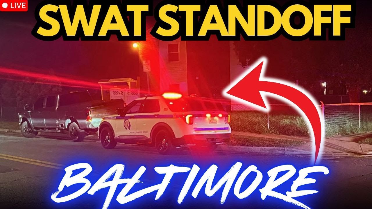 🔴 SWAT STANDOFF - ARMED SUSPECT - POLICE SHOOTING - BALTIMORE - LIVE ...