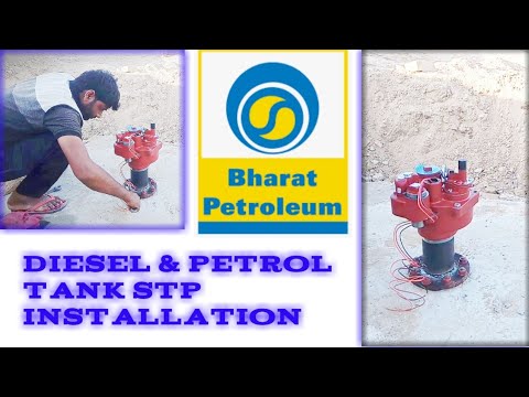 bpcl Petrol Pump||STP Installation||Tank Stp work||hpcl petrol Pump ...