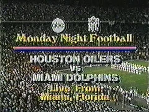 1979 NFL Wk10 Oilers @ Dolphins; ABC Monday Night Football - YouTube