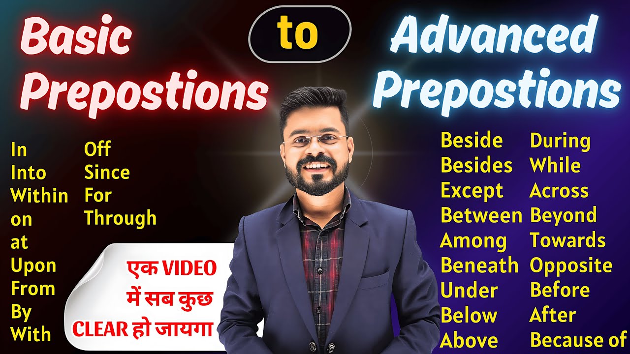 One Video – All Prepositions | Preposition in English Grammar | English ...