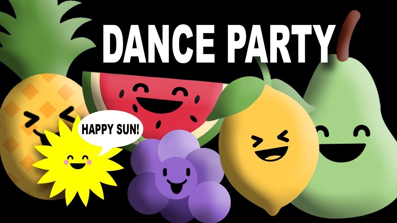 Happy Sun Sensory - Fruit Dance Party! - Fun Animation and Music - High ...