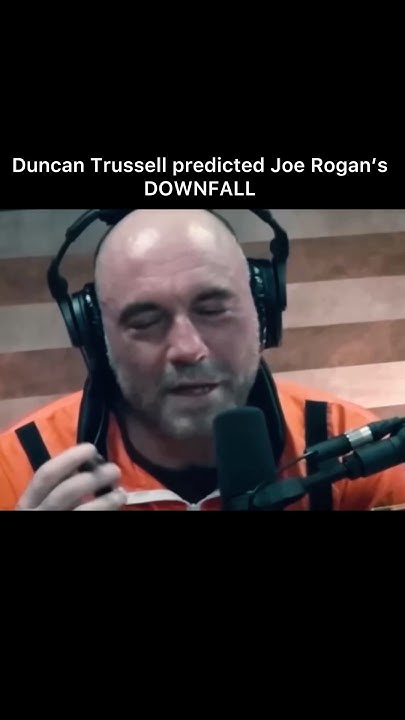 Duncan Trussell predicted Joe Rogan’s DOWNFALL - YouTube