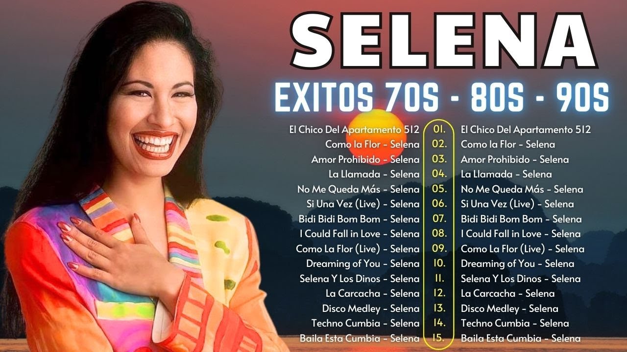 SELENA MIX 2024 - Como Una Flor, Si Una Vez 💕LAS MEJORES CANCIONES DEL ...