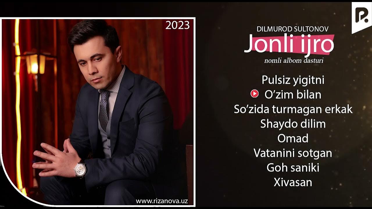 Dilmurod Sultonov - Jonli ijro albom dasturi 2023 - YouTube