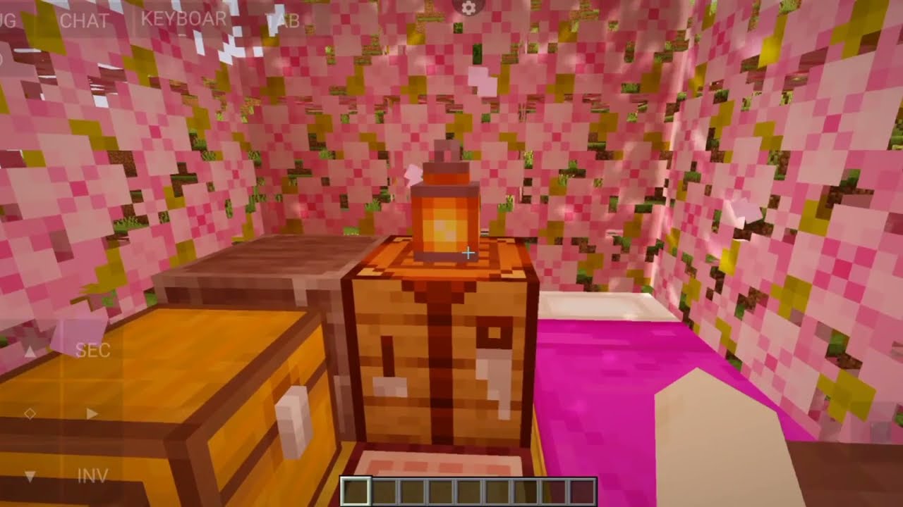 How to Build a Treehouse in Minecraft | Minecraft cherry blossom house ...