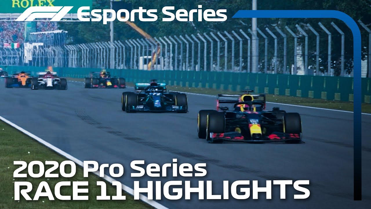 2020 F1 Esports Pro Series presented by Aramco: Race 11 Highlights ...