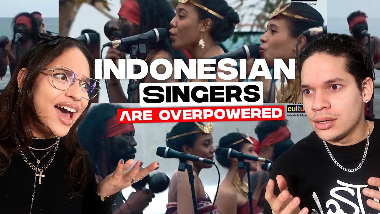 WTF they are AMAZING SINGERS! Latinos react to Ambonese - East Indonesian Music for the first ...