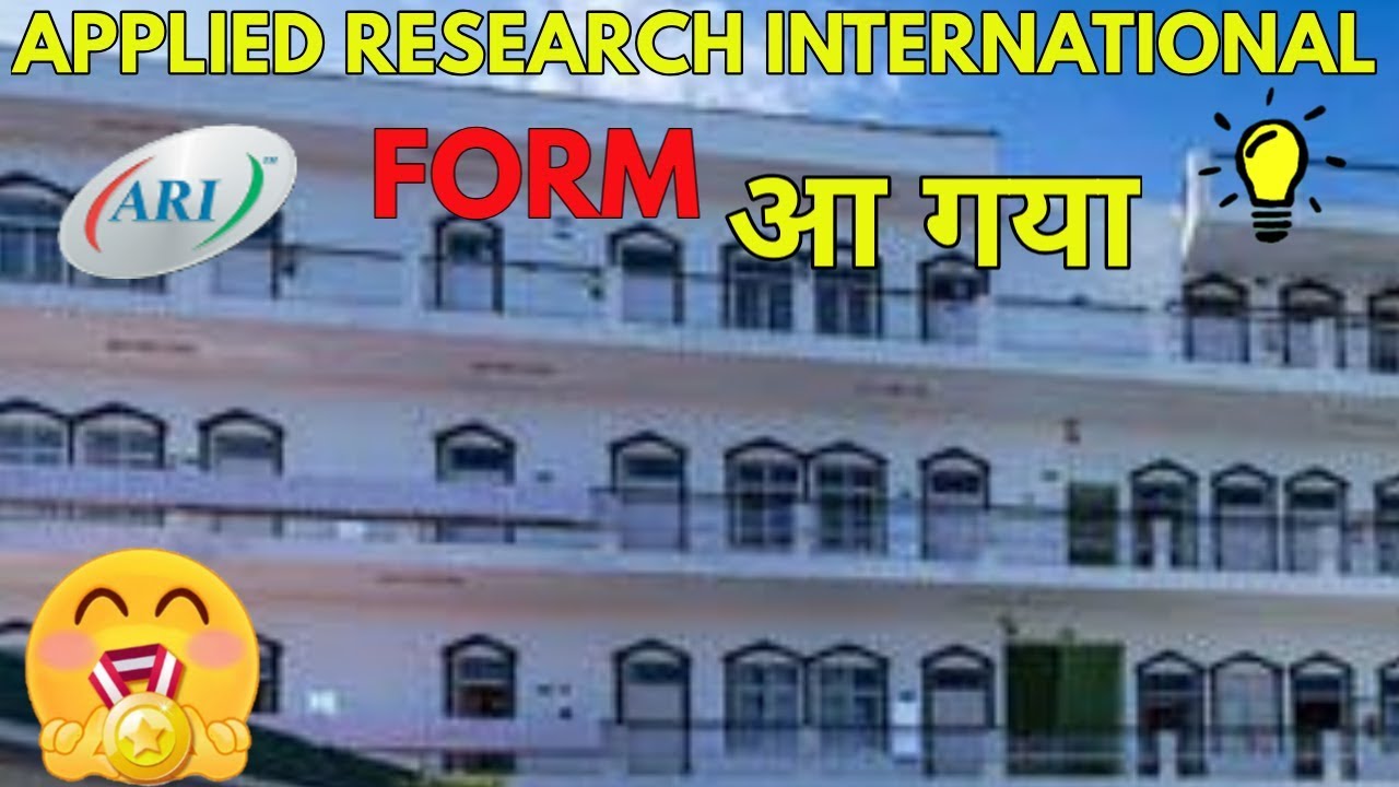 ARI-Applied research international form is release for DNS course full ...