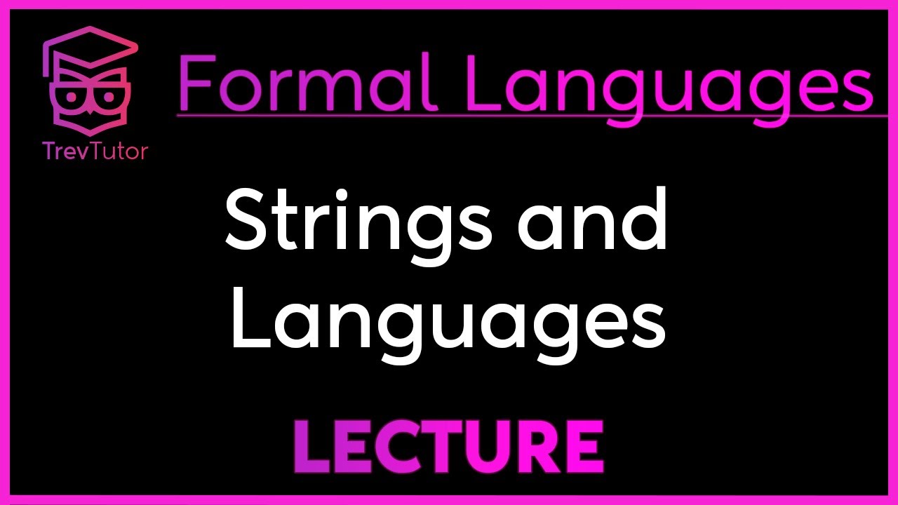 Strings And Languages Theory Of Computation Youtube